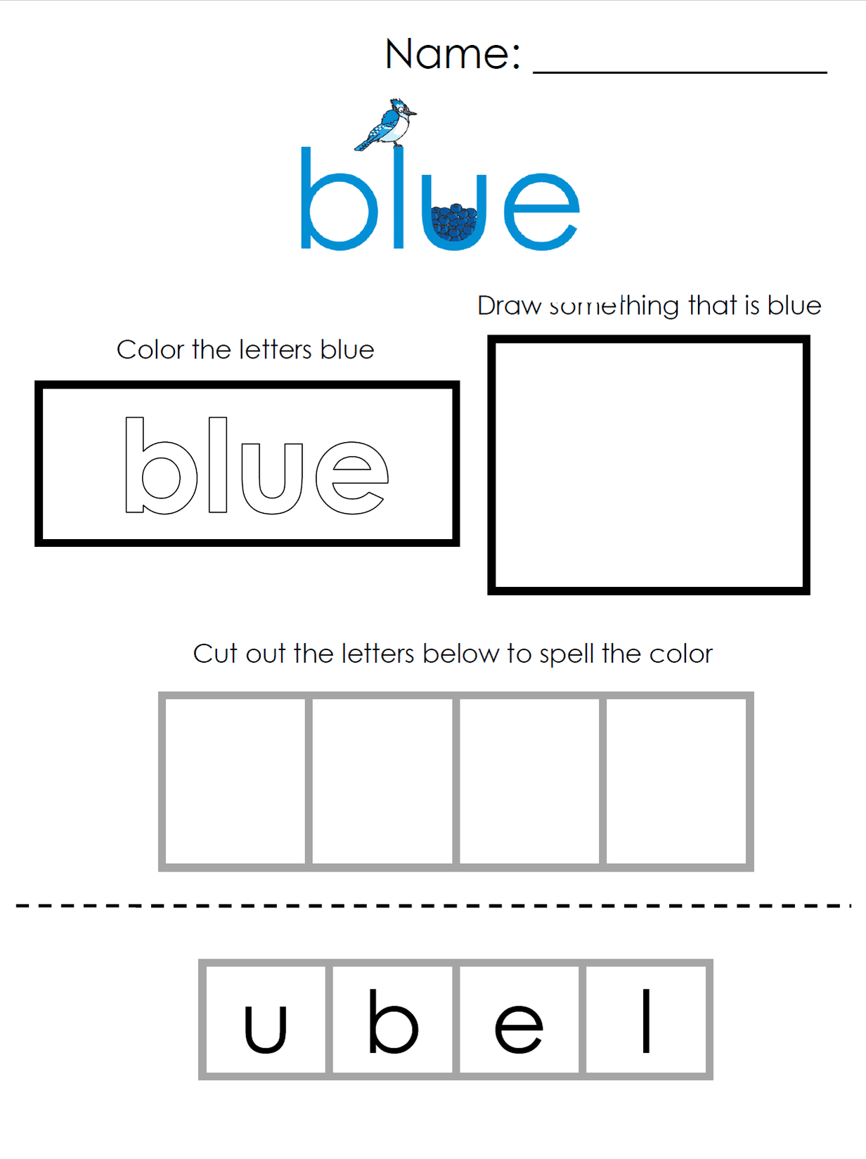 Eyewords Printable Activities, Colors, Shapes and Numbers (Digital ...